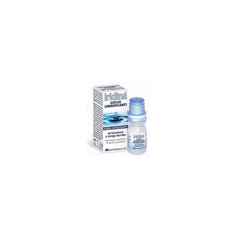 Iridina gocce lubrificanti con acido ialuronico per occhio secco 10 ml