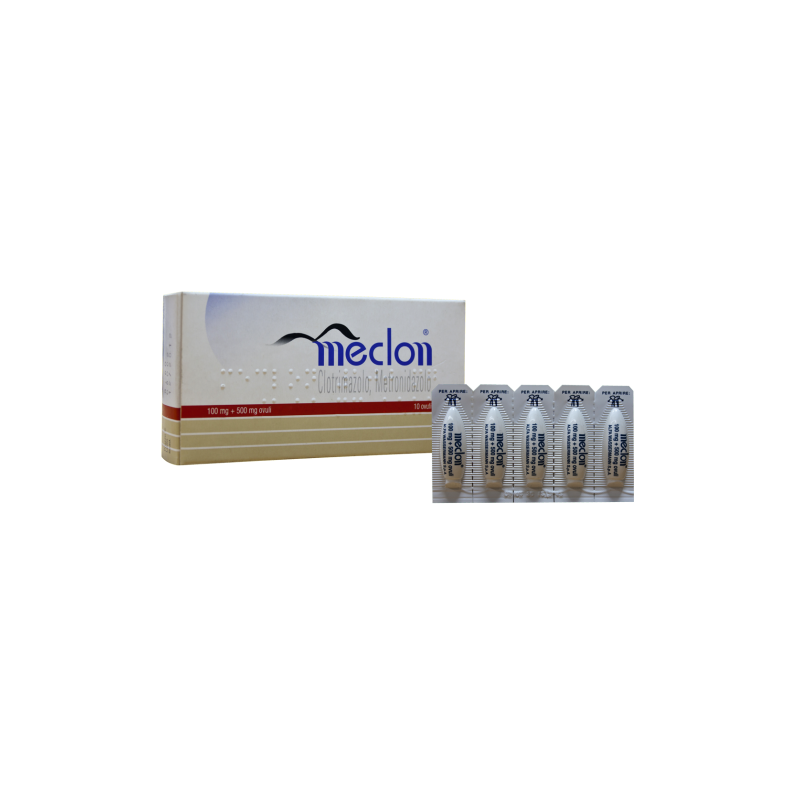 Meclon 100mg + 500 mg 10 ovuli vaginali