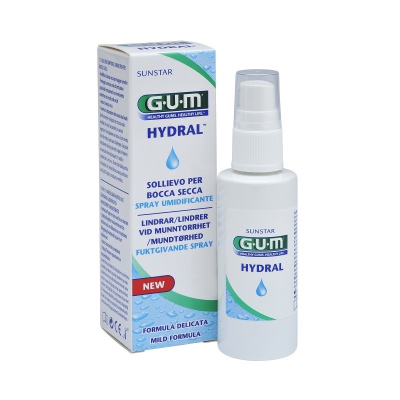 Gum Hydral spray umidificante lenitivo per la bocca secca 50 ml