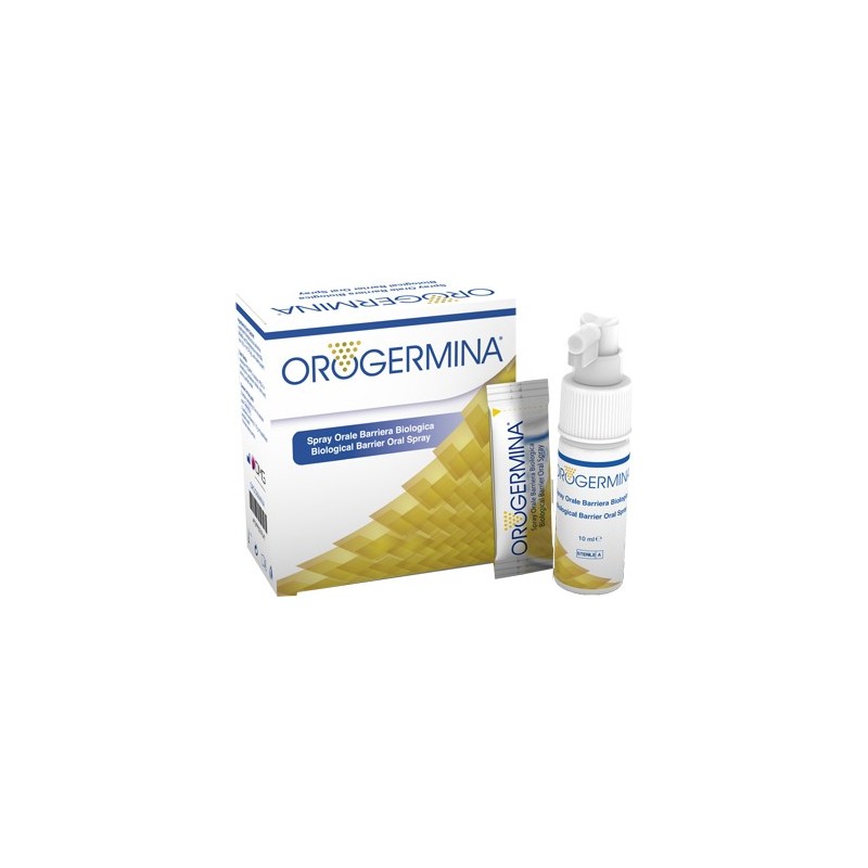 Orogermina Spray orale barriera biologica per flora batterica orofaringea