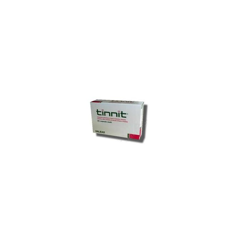 Tinnit 30 Capsule Molli - Integratore Alimentare per l'Acufene