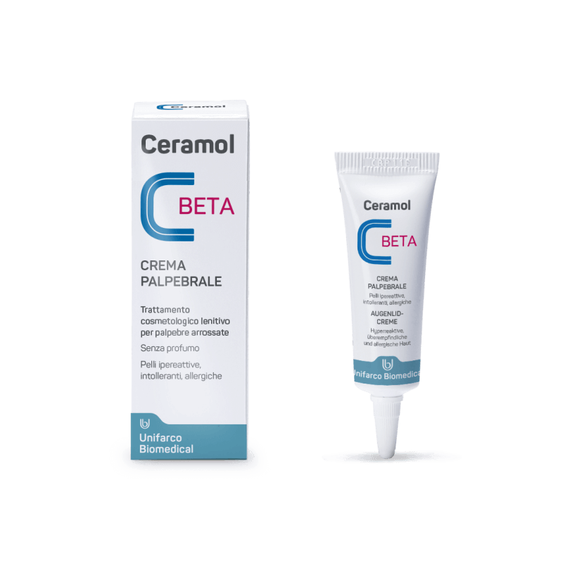 Ceramol Beta Crema Palpebrale - Lenitiva per palpebre arrossate