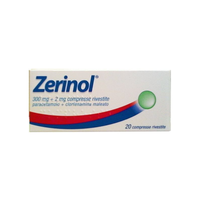 Zerinol 300 mg + 2 mg 20 compresse rivestite