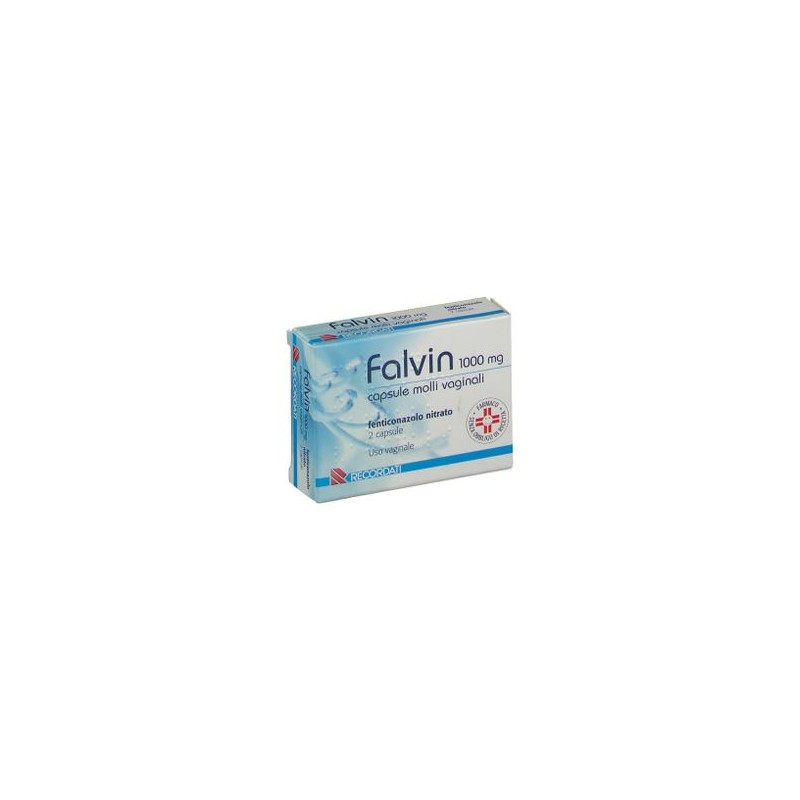 Falvin 1000 mg 2 capsule molli vaginali