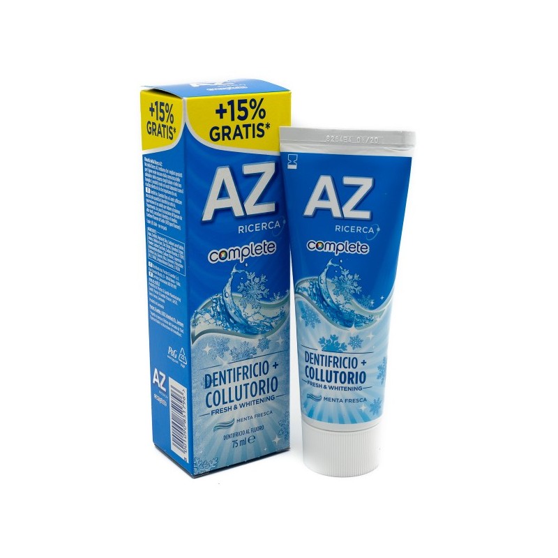 AZ Complete Fresh&Whitening dentifricio con collutorio 75 ml