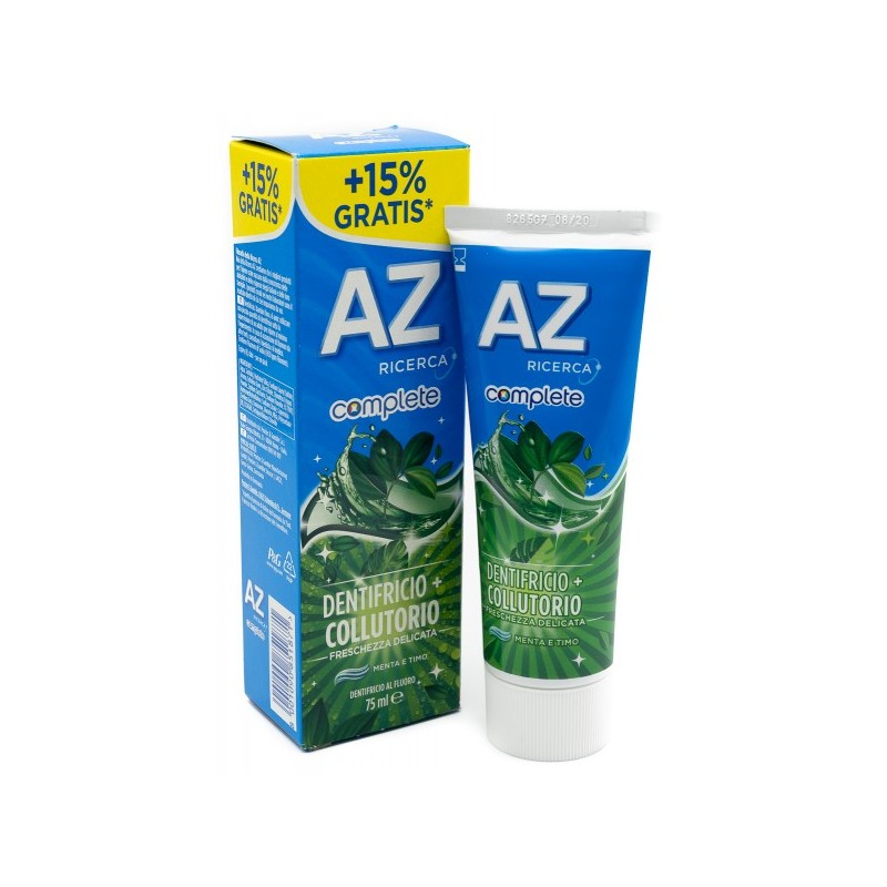 AZ Complete Freschezza Delicata - Dentifricio con collutorio 75 ml