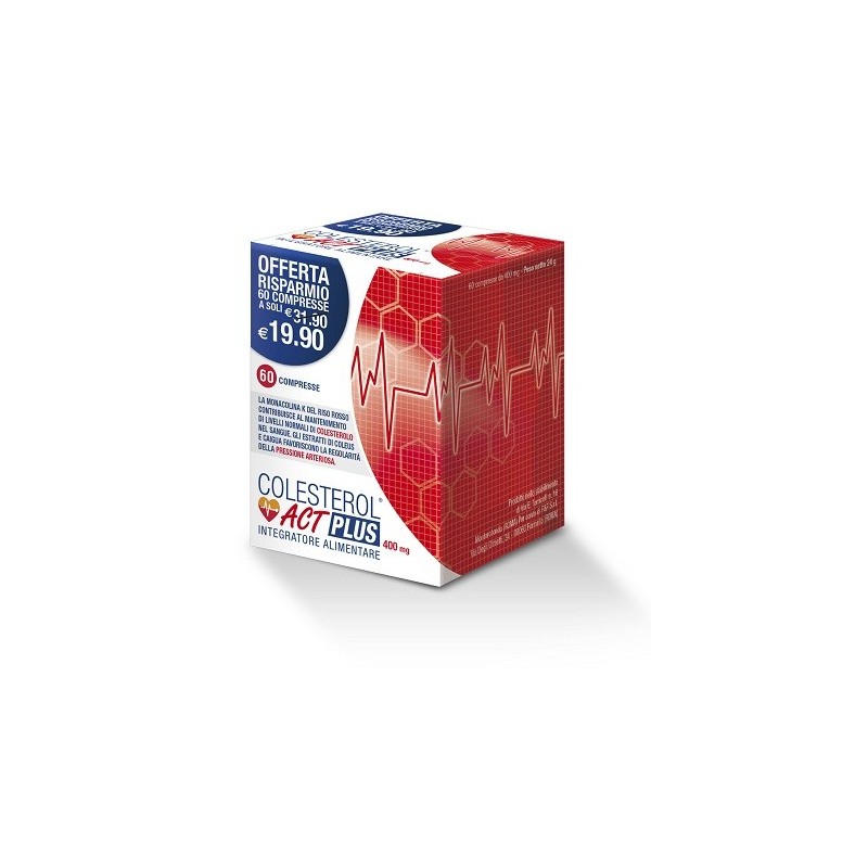 Colesterol Act Plus Integratore per il colesterolo 60 compresse