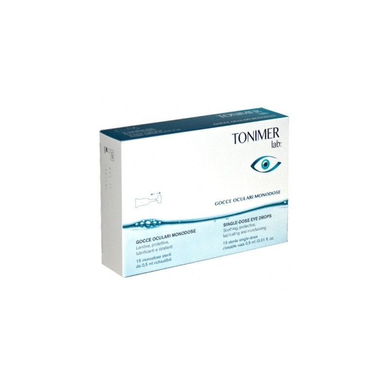 Tonimer Lab gocce oculari lenitive e idratanti 15 monodose sterili