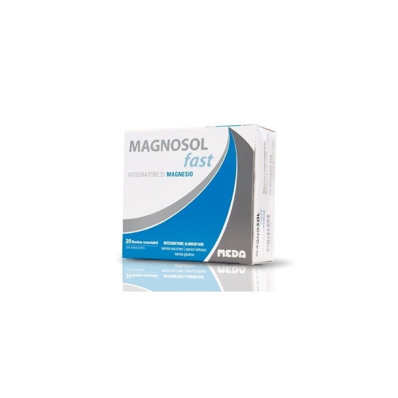 Magnosol Fast - Integratore di magnesio 20 bustine orosolubili