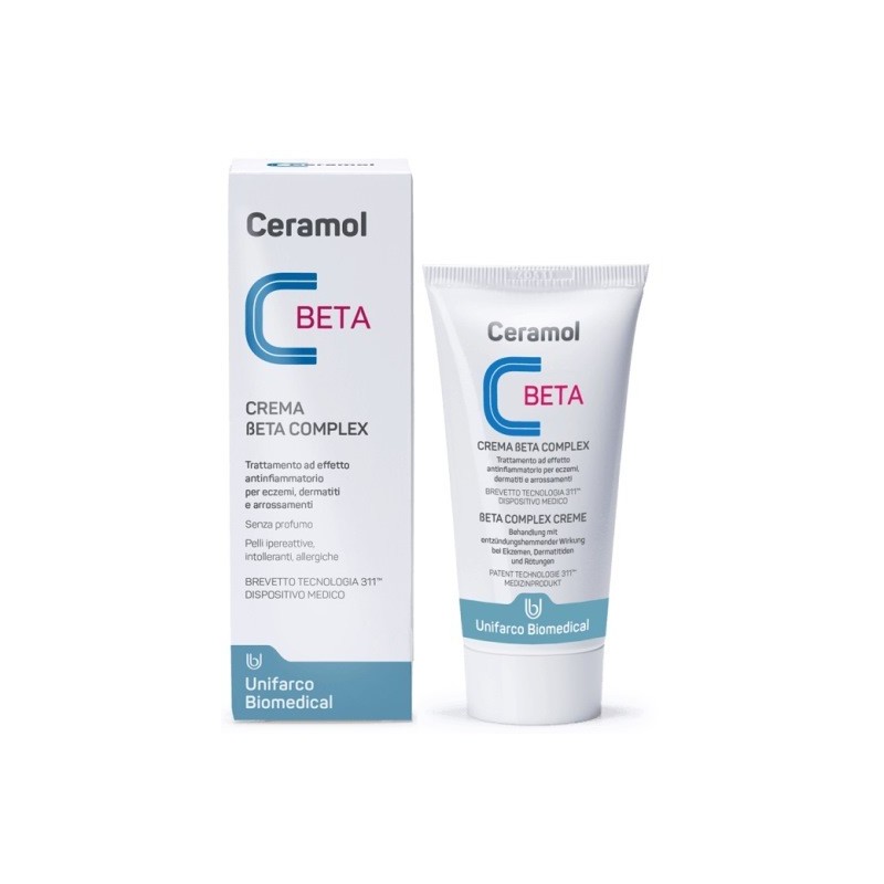 Ceramol Crema Beta Complex antinfiammatoria per dermatite 50 ml