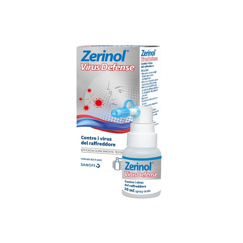 Sanofi Zerinol Virus Defence Spray orale per difese immunitarie 20 ml