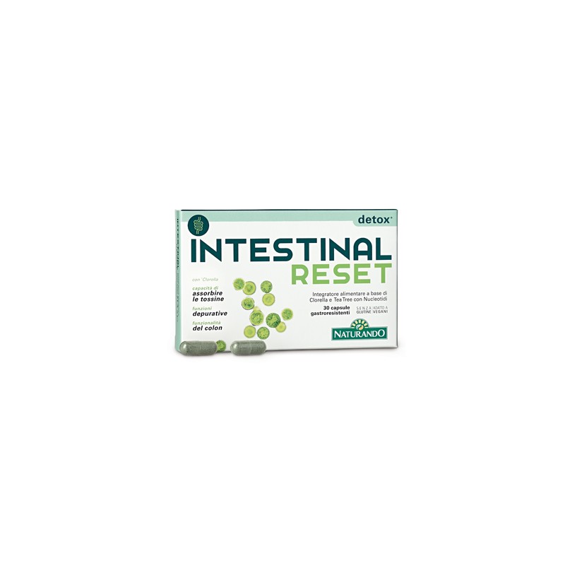 Naturando Intestinal Reset Integratore depurativo intestino 30 Compresse