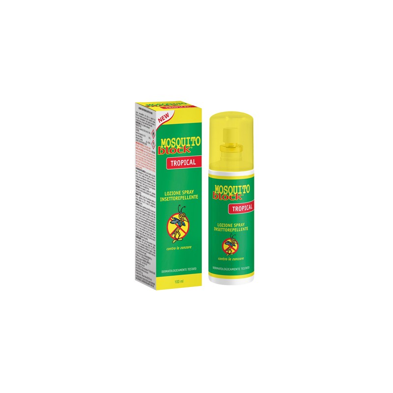 ESI Mosquito Block Tropical Lozione Spray Insettorepellente per ...
