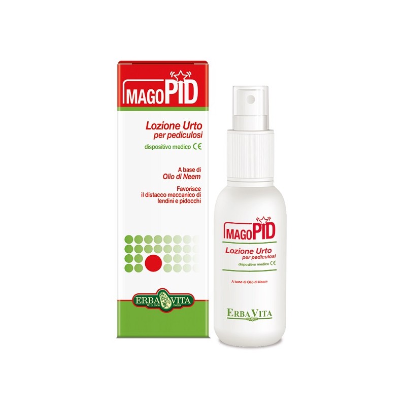 Erba Vita Mago Pid Lozione Urto per Pediculosi Contro i Pidocchi
