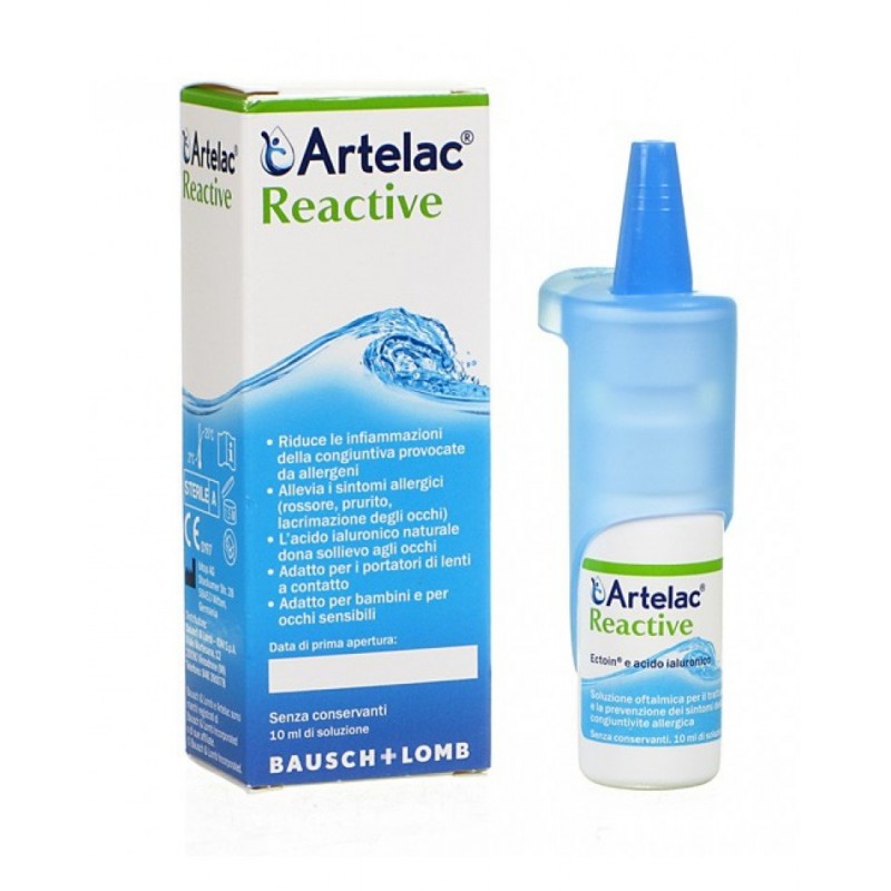 Artelac Reactive collirio idratante per occhi irritati arrossati che ...