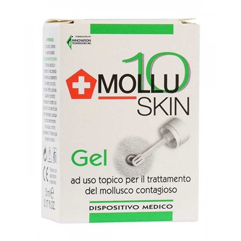 Molluskin 10 Gel per trattamento topico del mollusco contagioso 5 ml