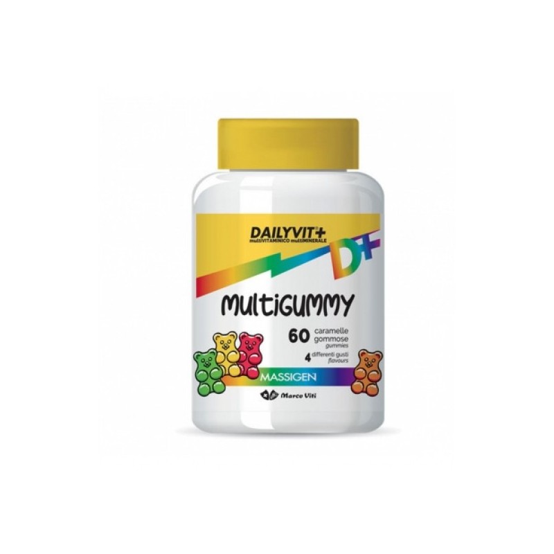 Dailyvit Multigummy Integratore multivitaminico per bambini dai 4 ai 14 ...