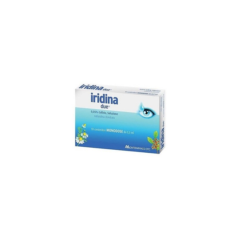 Iridina Due 0,05% Collirio monodose 10 flaconcini 0,5 ml