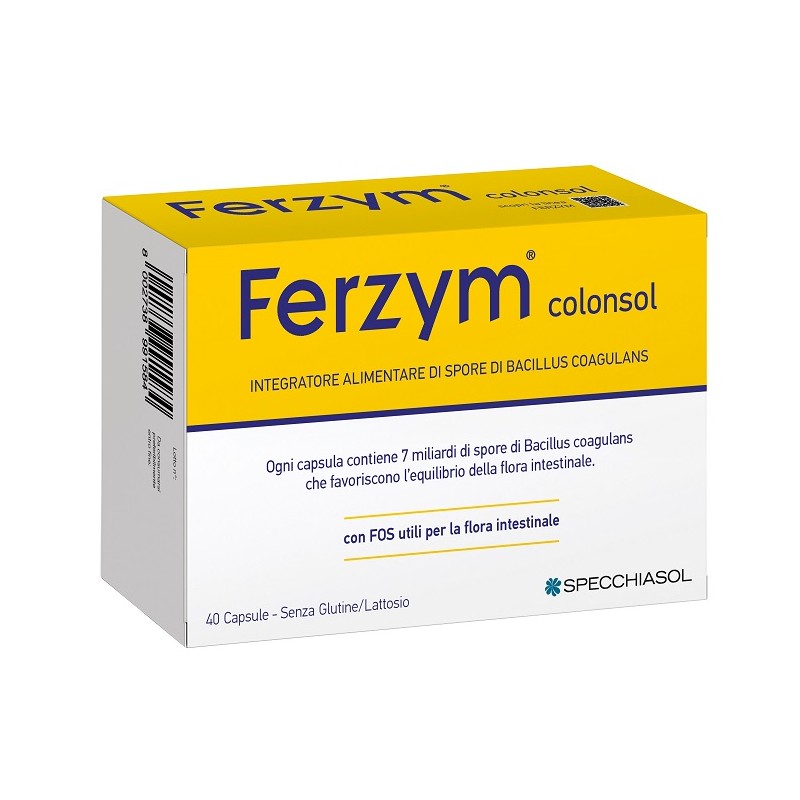 Ferzym Integratore Alimentare di Bacillus Coagulans 40 Capsule