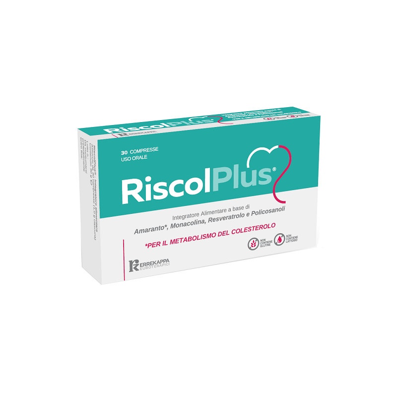 Riscol Plus Integratore per il Colesterolo 30 Compresse