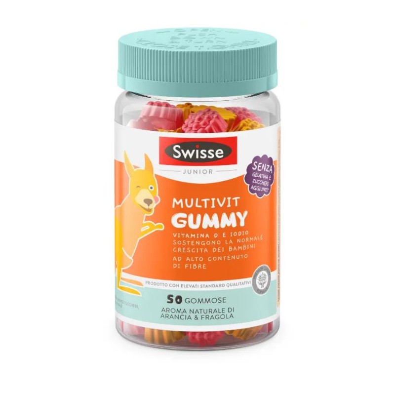 Swisse Junior Gummy Multivit integratore multivitaminico per bambini 50 ...