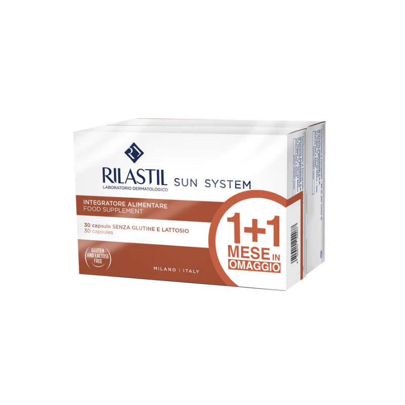 Rilastil Sun System Integratore Alimentare BIPACCO 30 + 30 capsule