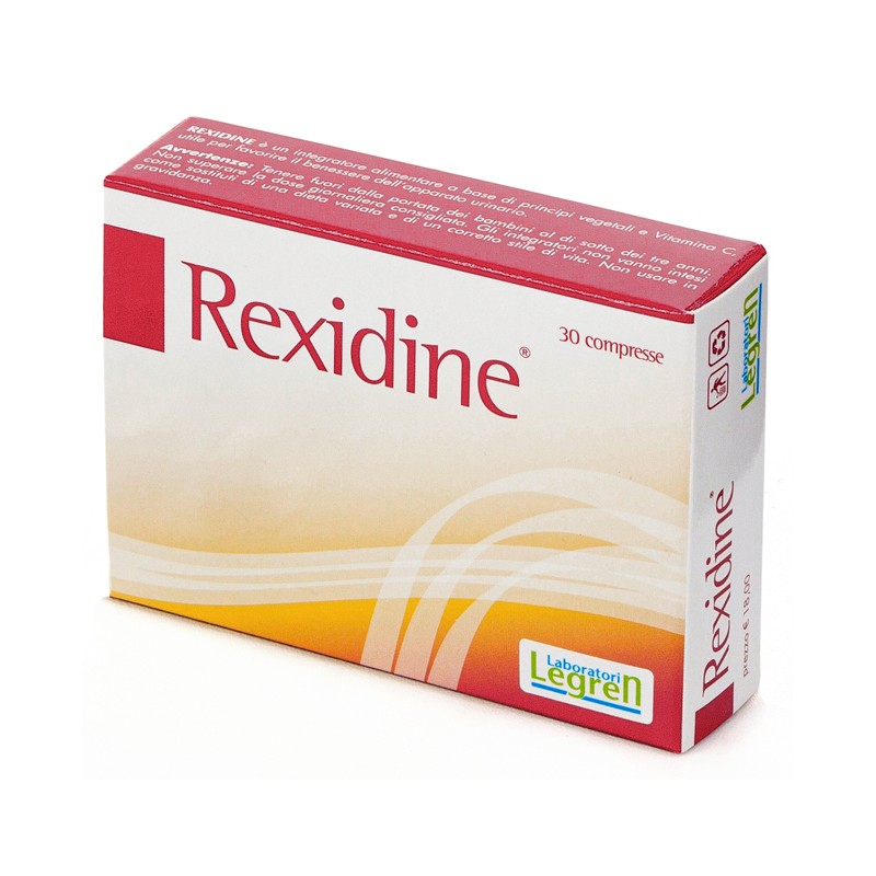 Rexidine Integratore per le Vie Urinarie 30 Compresse