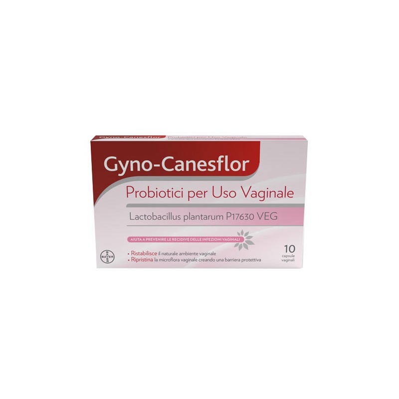 Bayer Gyno-Canesflor per flora batterica 10 capsule vaginali