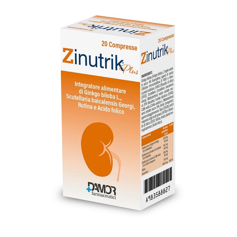 Zinutrik Plus Integratore per il Microcircolo20 Compresse
