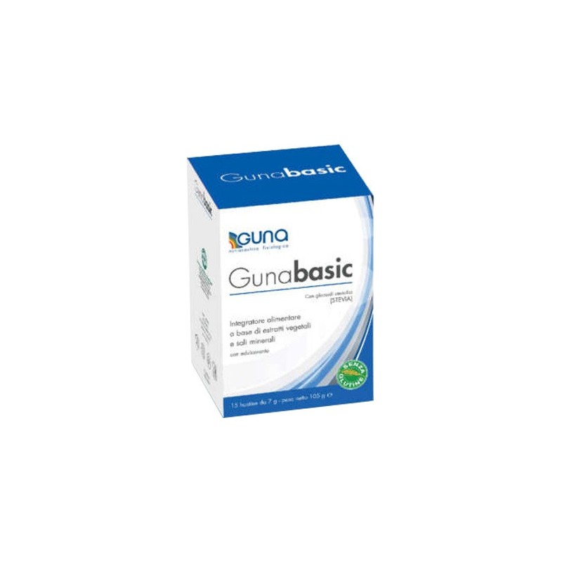 Gunabasic integratore di minerali per equilibrio acido-base 15 bustine
