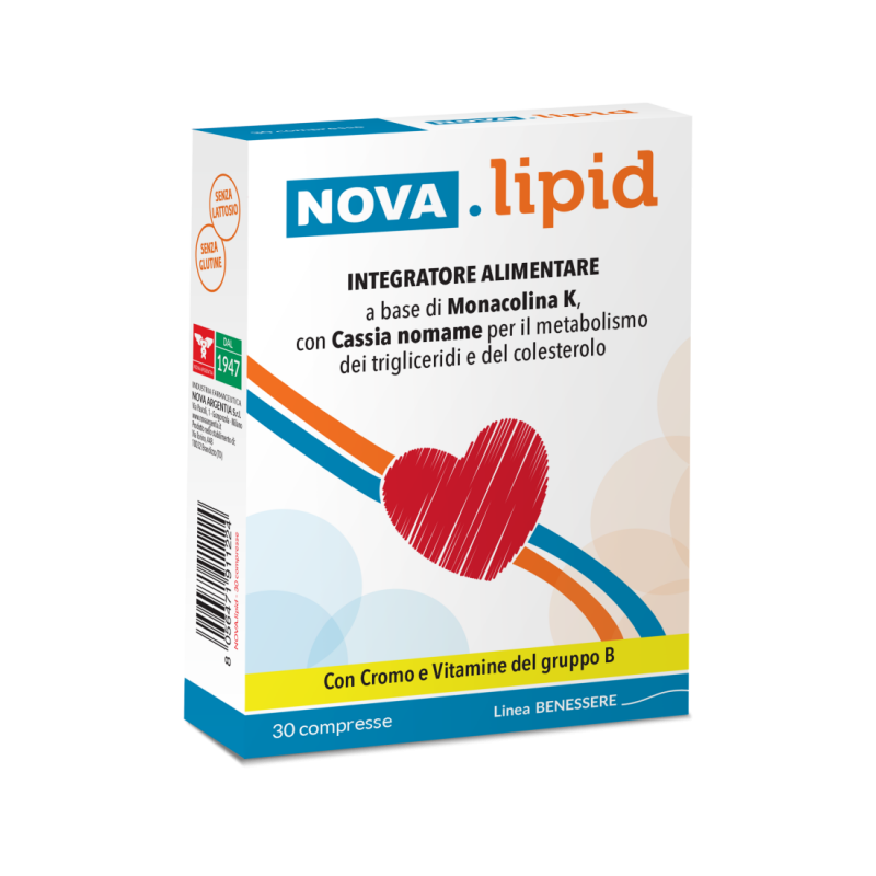 Nova Lipid Integratore Colesterolo e Trigliceridi 30 Compresse