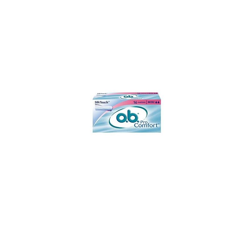 O.B. Pro Comfort Mini Assorbenti Interni per Flusso Leggero 16 Pezzi