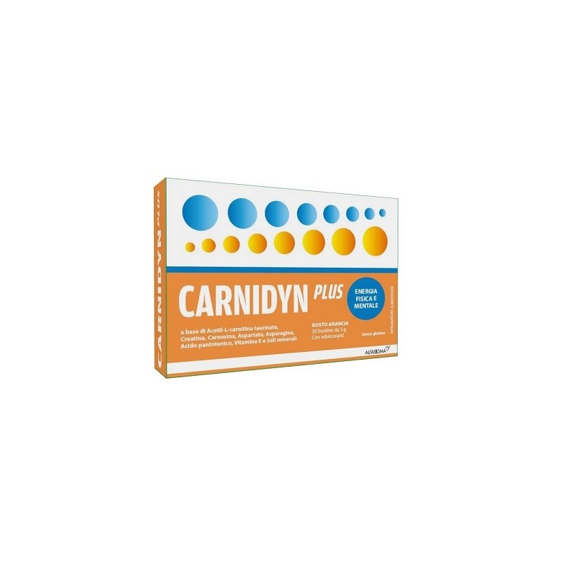 Carnidyn Plus integratore alimentare ricostituente per sport 20bustine