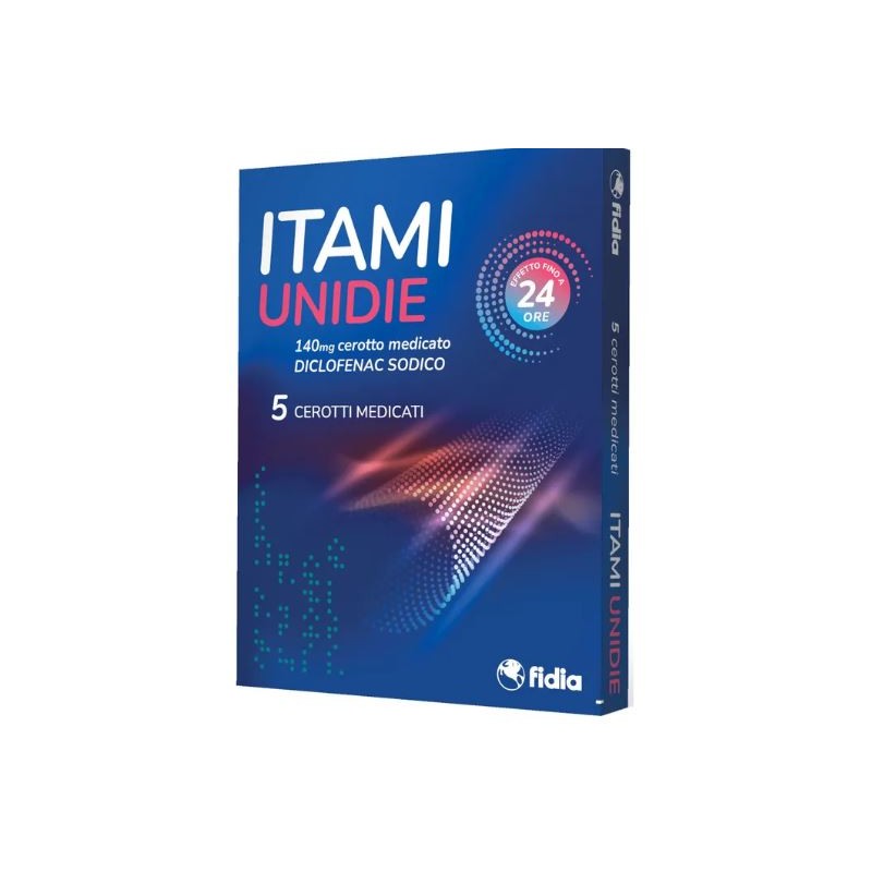 Itami Unidie 140 mg 5 cerotti medicati - Farmacia Centrale Amato
