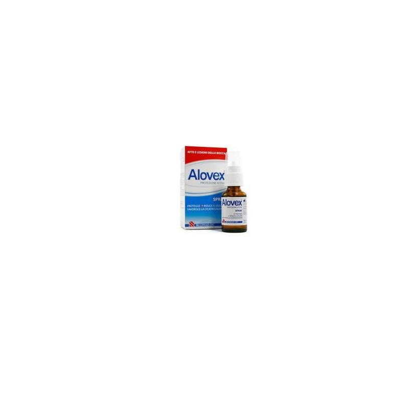 Alovex Protezione Attiva spray protettivo per afte e stomatiti 15 ml