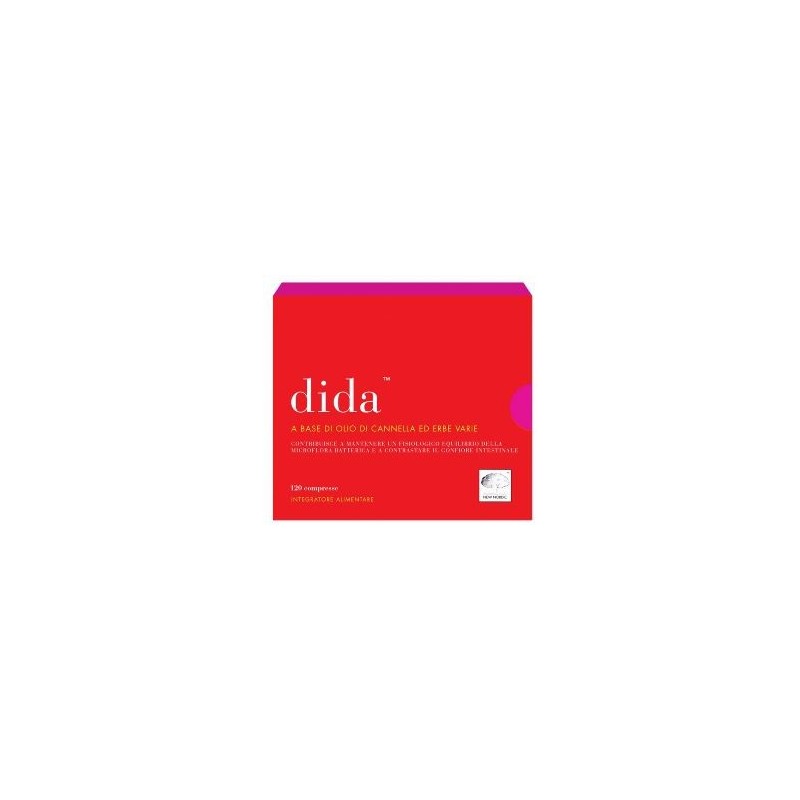 Dida Integratore per gas e gonfiore intestinale 120 compresse Dida Integratore per gas e gonfiore intestinale 120 compresse
