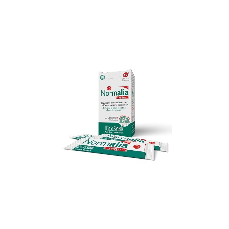Normalia Extra 10Stick Orali Integratore Contro la Diarrea per Animali
